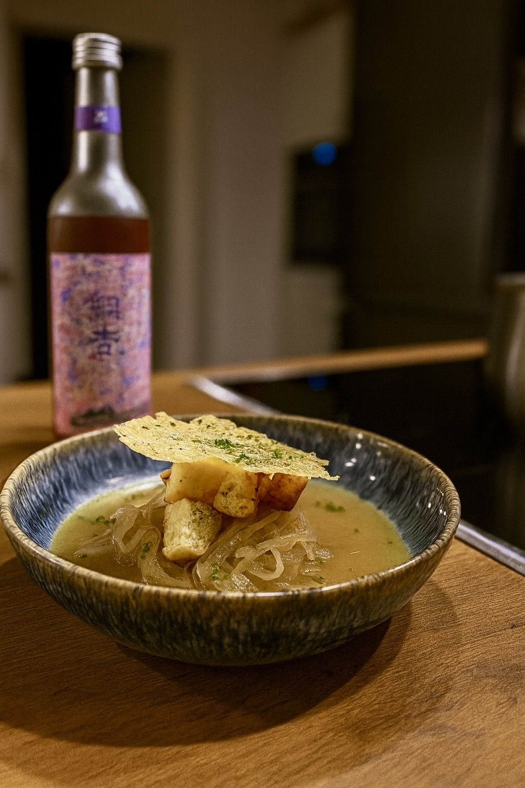 Advent Recipe: Japanese Onion Soup & Kikusakari Sunrise Sake Pairing